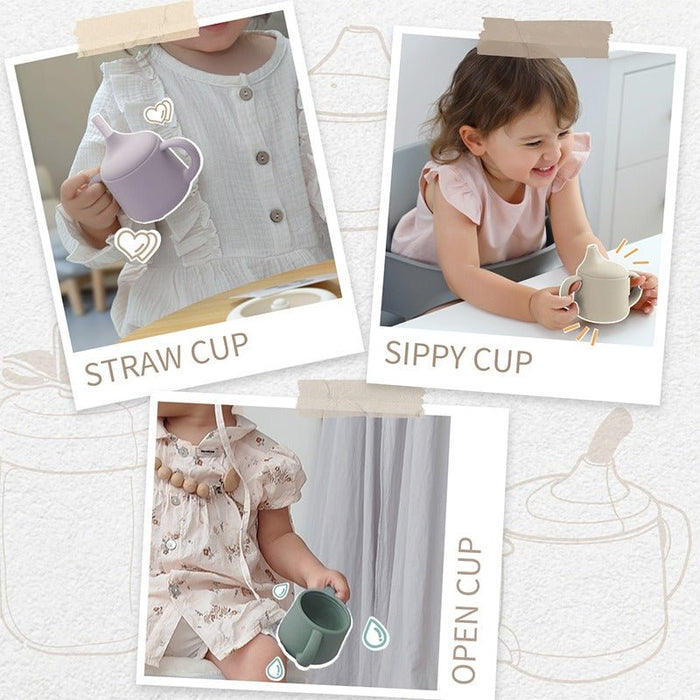 Baby & Toddle Sippy Cups | 3 in 1 Design | Moonkie